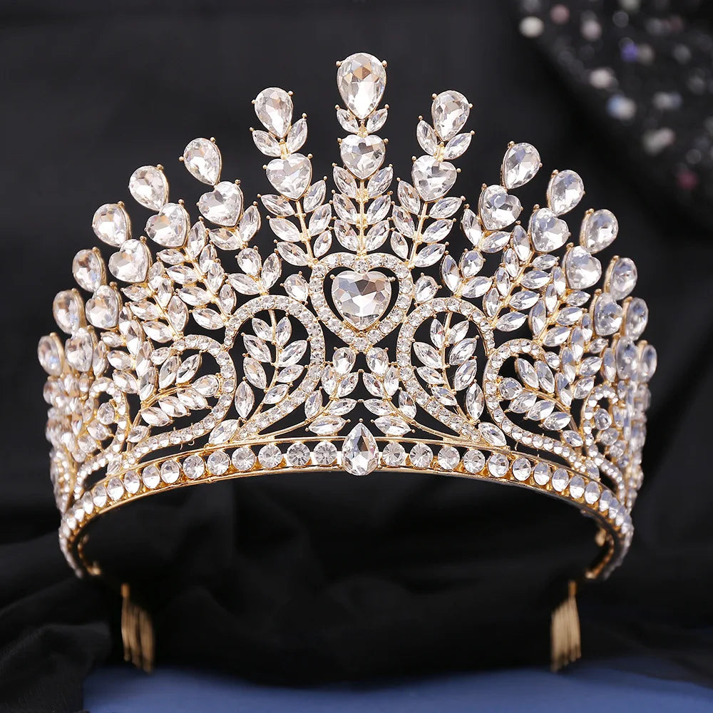 Crystal Pageant Tiara - Dazzling Hair Jewelry Accessories – Tulle Lux ...