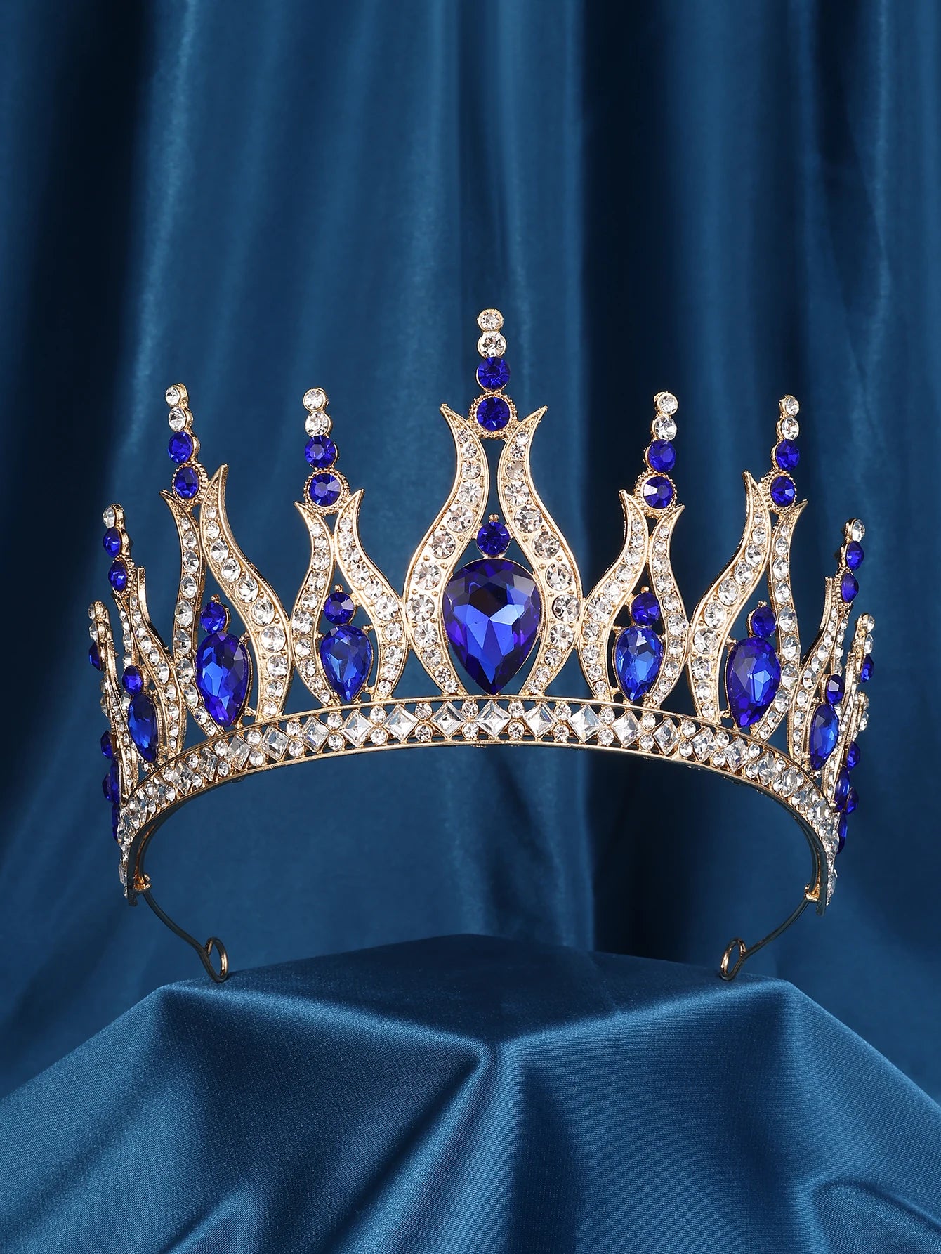 Pageant Tiara Crown Crystal Winners Hair Accessory – Tulle Lux Bridal ...